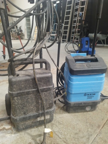 High pressure washers, 2 pcs – KEW, Hobby 2000, electric, hose and ...