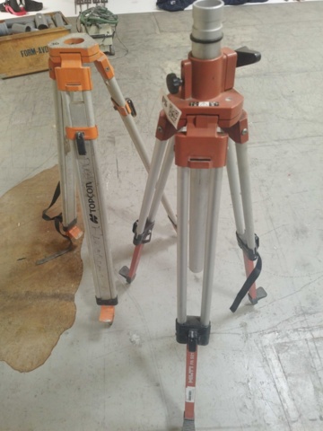Tripod, 2 pcs – Hilti, Topcon, telescopic legs, adjustable height - PS ...