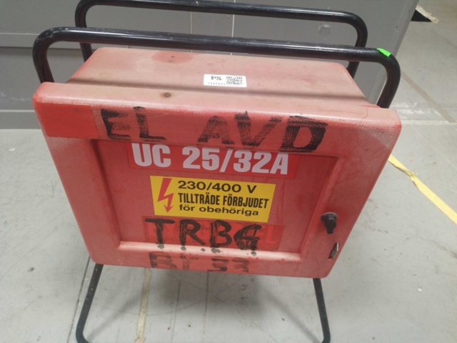 Building central, Building Electrical, 6 outlets, automatic fuses, red ...