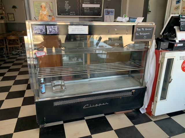 Clipper display refrigerator, warning cabinet and chalkboard - PS ...