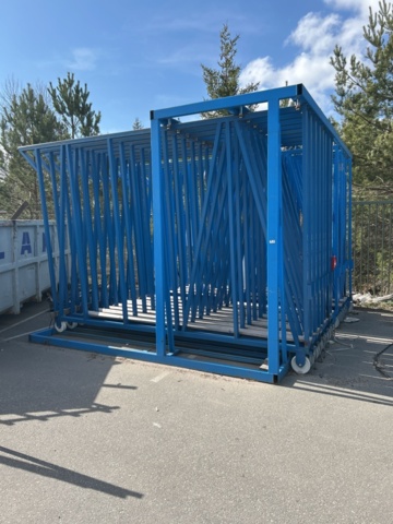 Glass/window rack on wheels – 2 pcs - PS Auction - We value the future ...