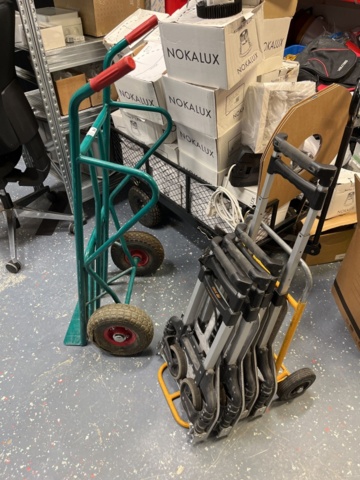 Transport carts 4 pcs and sack carts 2 pcs - PS Auction - We value the ...
