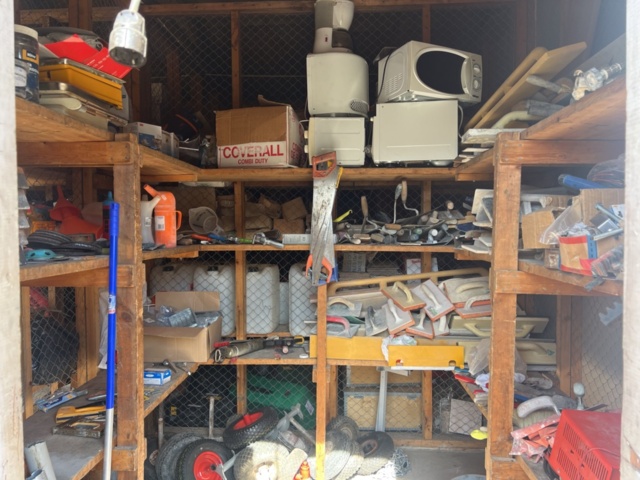 Storage area – Various masonry and construction supplies - PS Auction ...