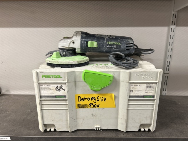 Concrete grinder - Festool DSG-AG 125 Plus - PS Auction - We value the ...