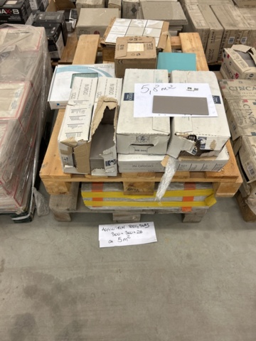 Mixed pallet with mixed tiles and clinker in different materials - PS ...