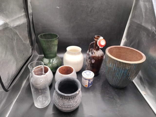 Vases and pots, mixed materials, different colors and shapes - PS ...