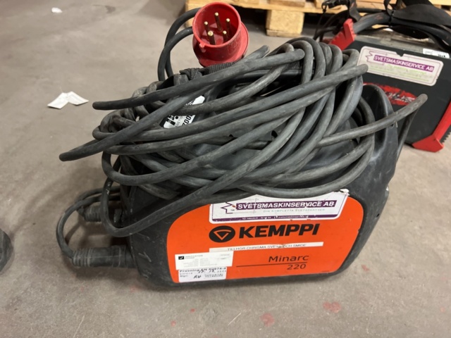 MMA welding - Kemppi Minarc 220 - PS Auction - We value the future ...