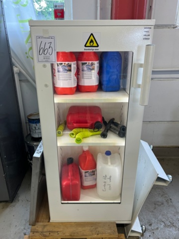 Fuel cabinet including contents - PS Auction - We value the future ...