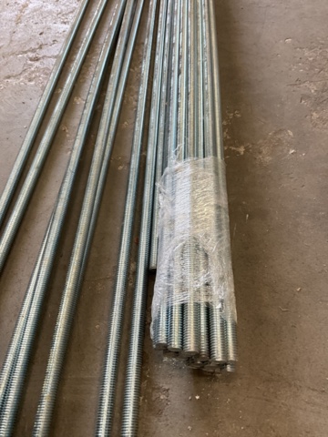 Lot of approx. 25 pcs. Threaded rod 2m - PS Auction - We value the ...
