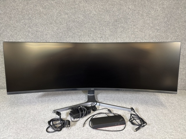 Curved monitor 49”, Samsung S49A950UIU - incl. docking station - PS ...