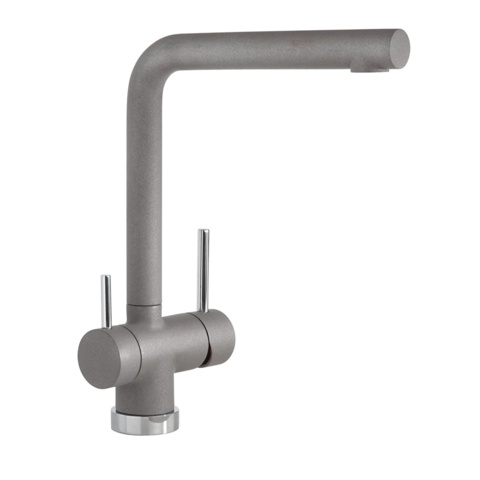 Mixer - iCrolla Milano, dishwasher shut-off, silgranit-look alumetallic ...