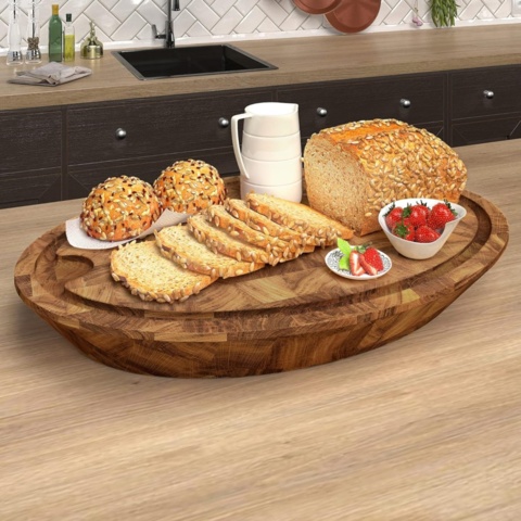 Samurai Butcher Blocks Chopping Boards Golden Teak 15pcs & Clear 13pcs ...