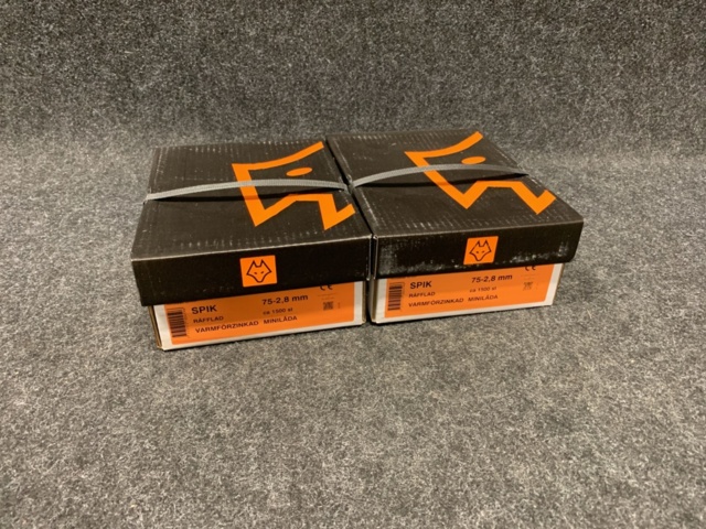 Approximately 3000 pcs. Nail grooved 75-2.8mm, Fox - PS Auction - We ...