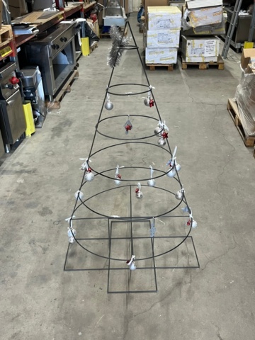 Metal Christmas tree frame - PS Auction - We value the future - Largest ...