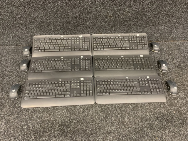 6 Logi keyboards and mice, wireless - PS Auction - We value the future ...