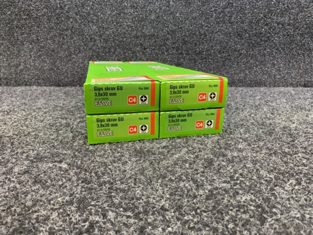 4 pcs Packages banded Drywall screw 3.9x30mm, Essve - PS Auction - We ...