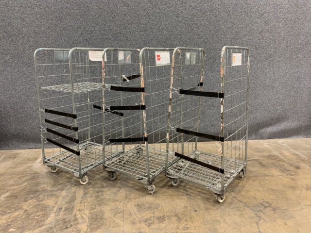 3 stainless steel transport trolleys - PS Auction - We value the future ...