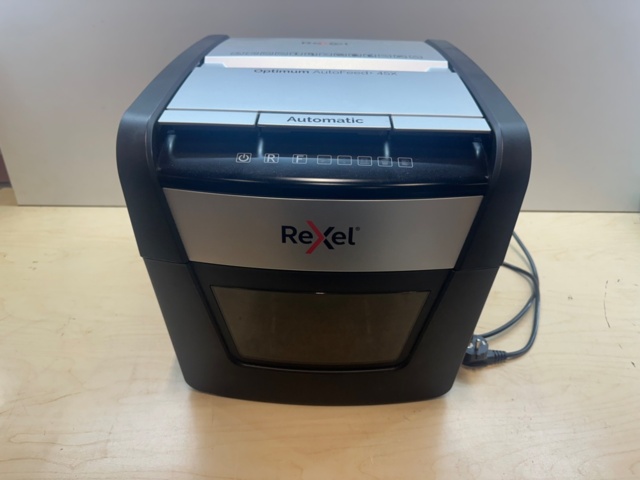 Rexel Document Shredder - PS Auction - We value the future - Largest in ...