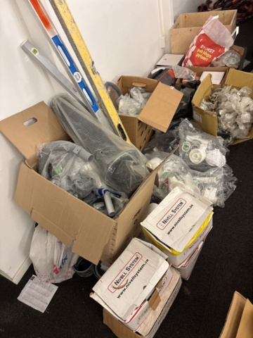 Lot of plumbing and consumables - assorted pipe fittings, couplings and ...