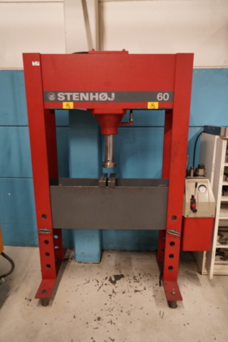 Stenhøj FlexiPress FP60 – Electric hydraulic workshop press 60 tons ...