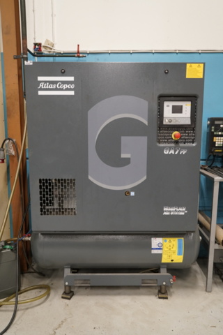 Atlas Copco GA7 FF – screw compressor with dryer and tank, 7.5 kW - PS ...