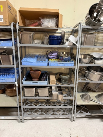 Organization shelf including everything on the shelves - PS Auction ...