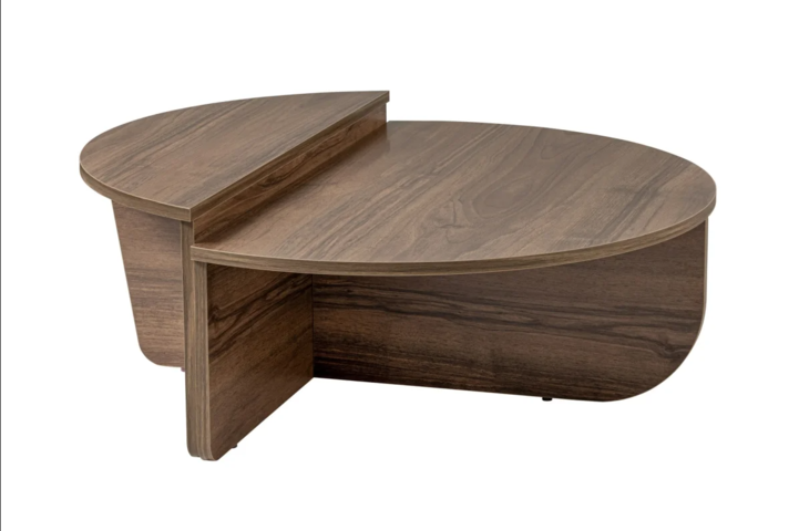 Coffee table 2 parts – Nordvärk Orion, walnut melamine - PS Auction ...