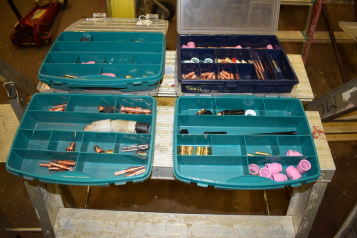 Assortment boxes 5 pcs with tbh for TIG welders - PS Auction - We value ...