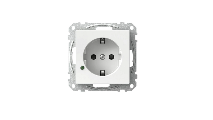10 pcs Wall socket 1-way Schneider Electric Exxact - PS Auction - We ...