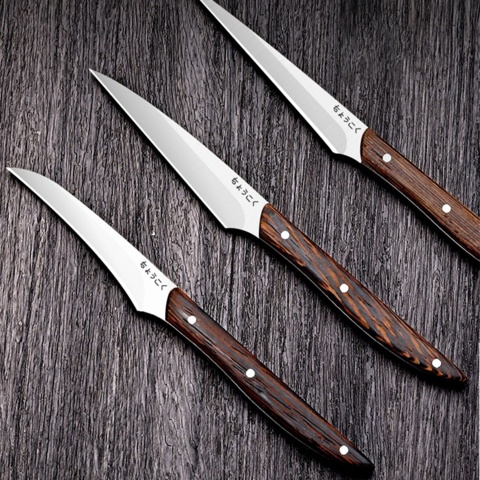 Fruit and Vegetable Carving Set – 3 Knives – 30Cr13 Stainless Steel ...