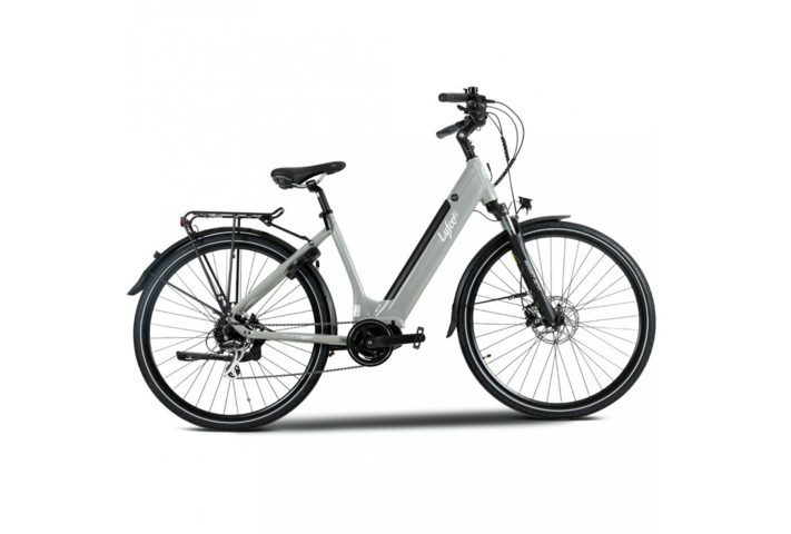 Women's Electric Bike 28" | 250W Mid-Motor | 8 Gears | Lyfco Elise - PS ...