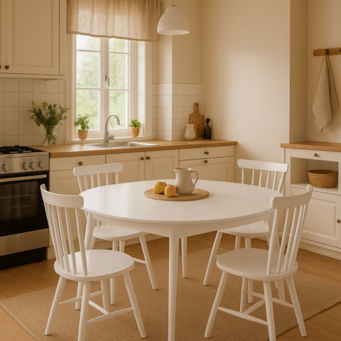 Castor white cane chair 4 pcs - PS Auction - We value the future ...