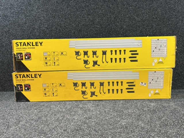 Förvaringssystem för vägg 2 st - Stanley Track Wall System - Auktioner ...