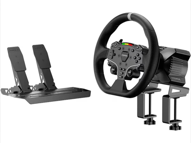 Steering Wheel & Pedals MOZA R3 Racing Simulator Bundle for PC - PS ...